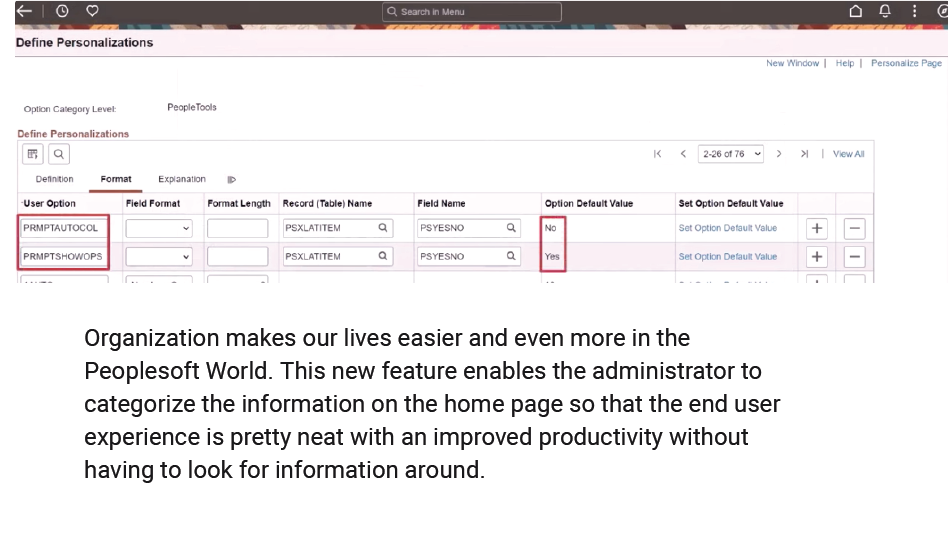 PeopleTools 8.61 Feature Highlight